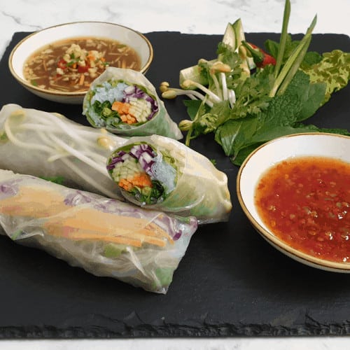 Fresh Vegetarian Vietnamese Spring Rolls - Culinary Ambition