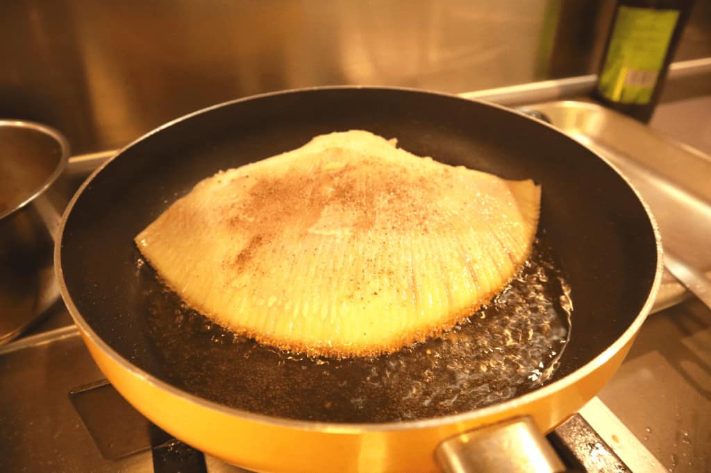 Stingray Wing Meunière And Tartare Sauce - Culinary Ambition