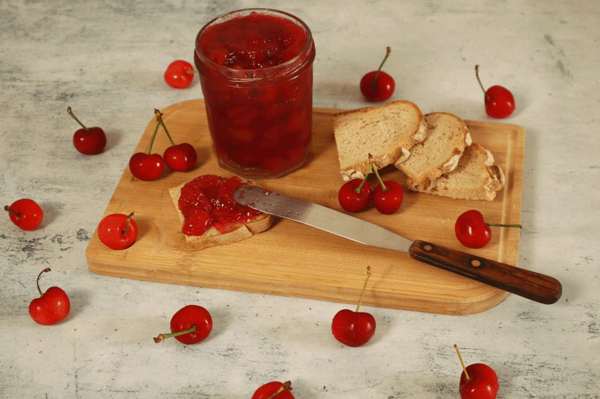 Chunky Homemade Cherry Jam - Culinary Ambition