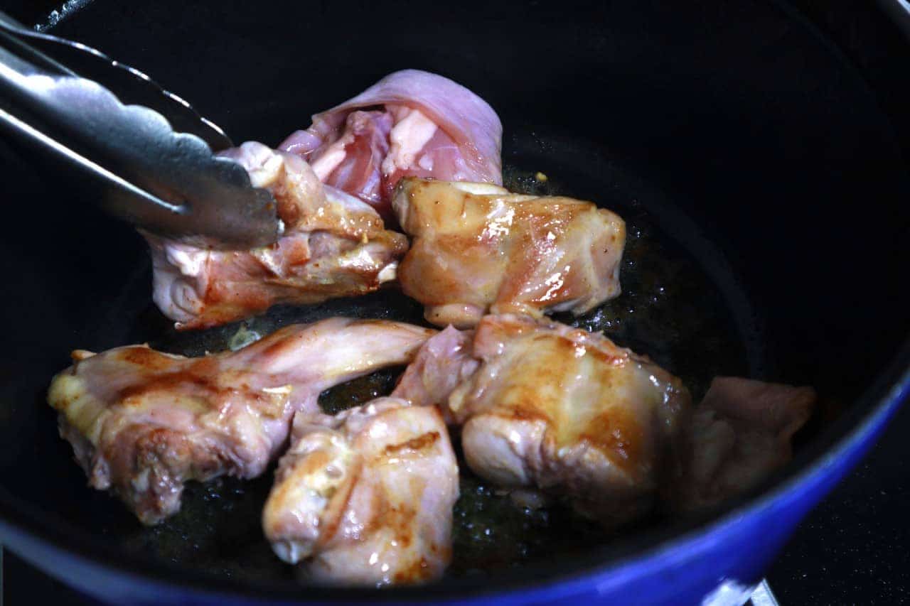 Braised Rabbit In Belgian Beer - Culinary Ambition