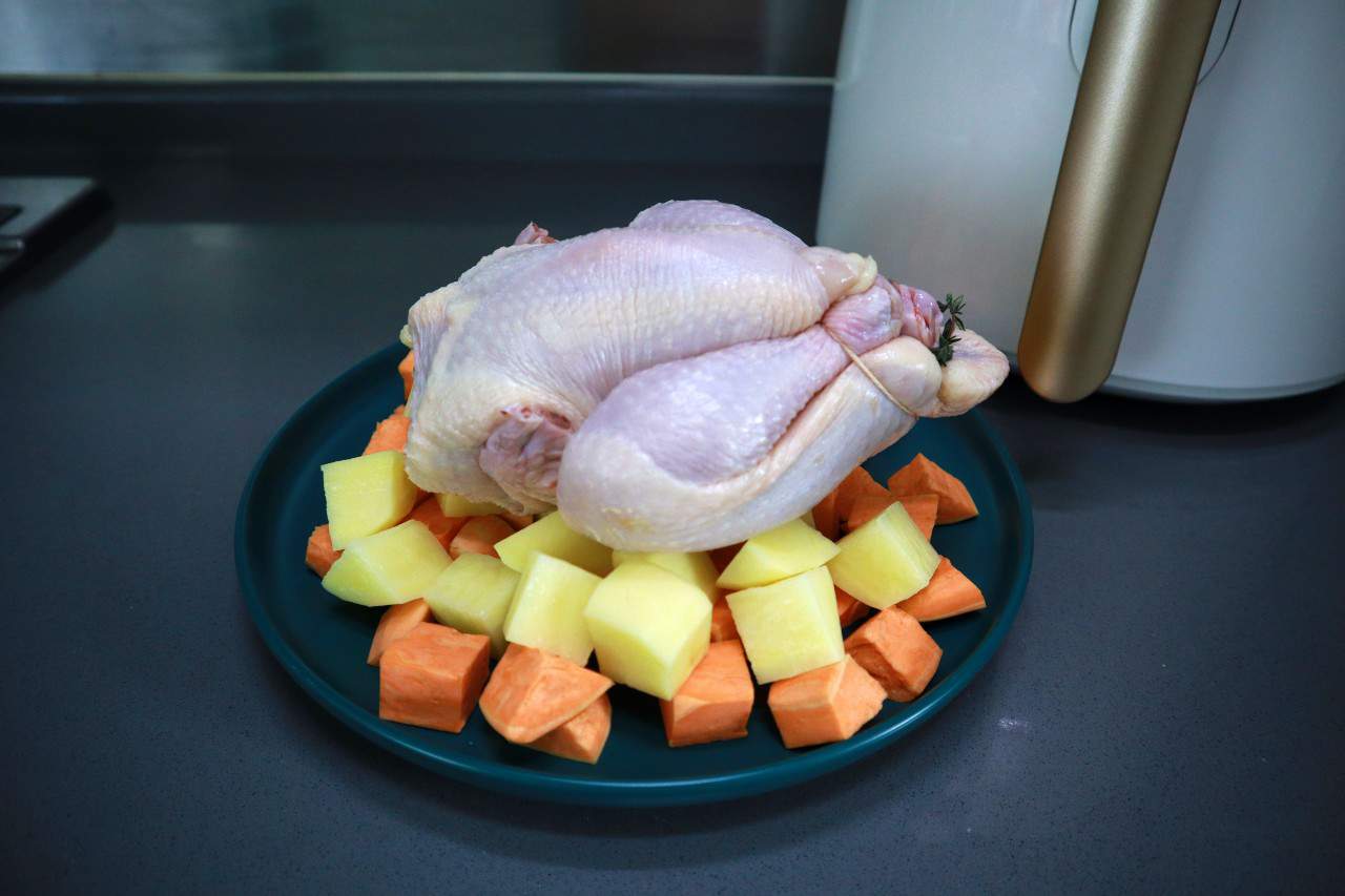 Air Fried Crispy Baby Chicken - The Perfect All-in-one Dish - Culinary ...