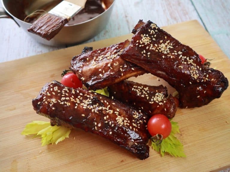 Sticky Chinese Pork Ribs With Hoisin Glaze - Culinary Ambition