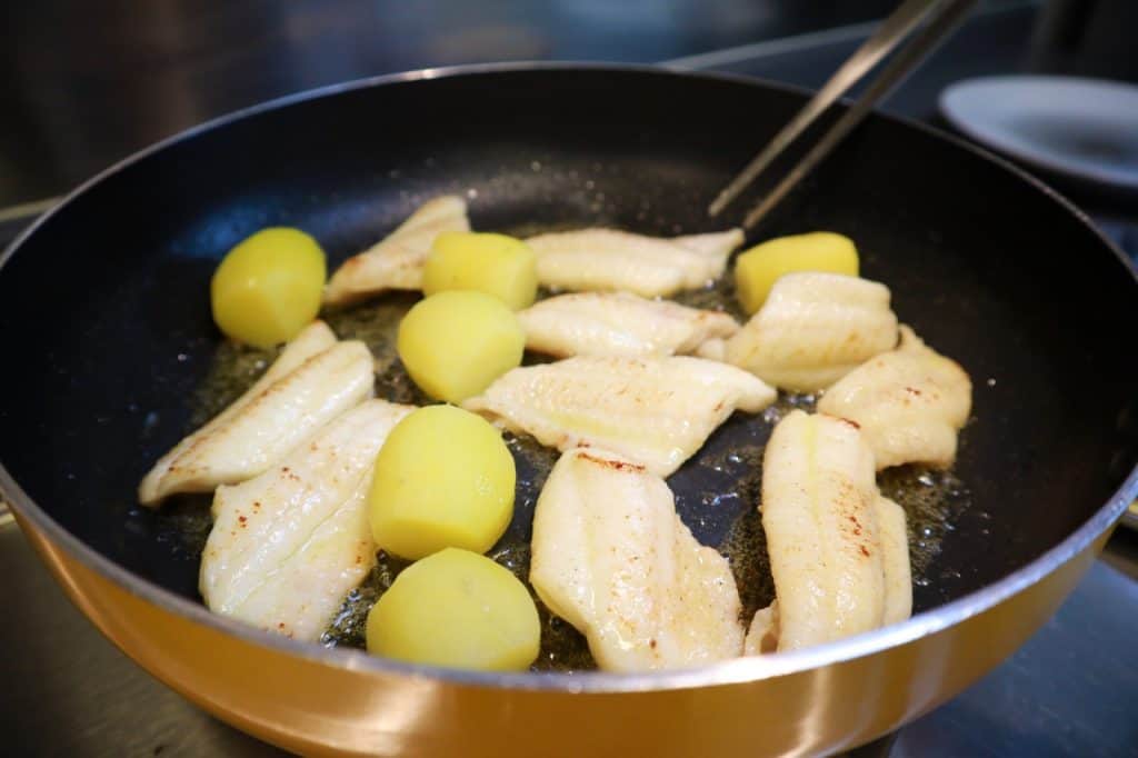 Pan Fried Sole Fillet With Black Truffle Sauce - Culinary Ambition