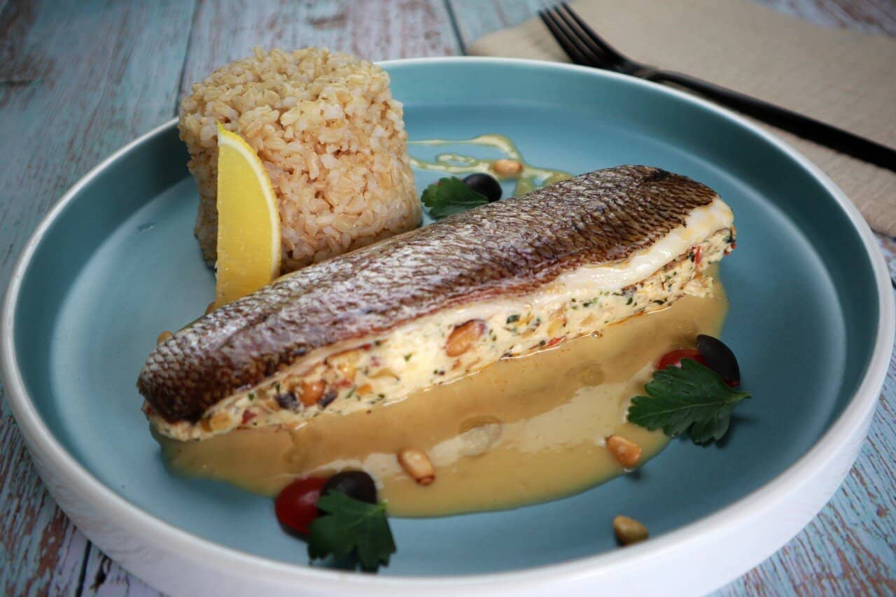 Steamed Sea Bream Fillet With A Rich Chorizo Stuffing - Culinary Ambition